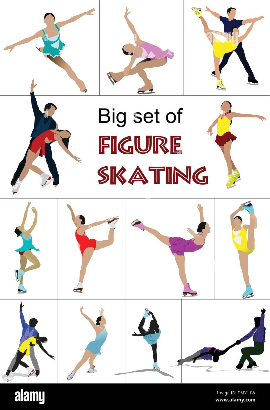 Man figure ice skating hi-res stock photography and images - Alamy