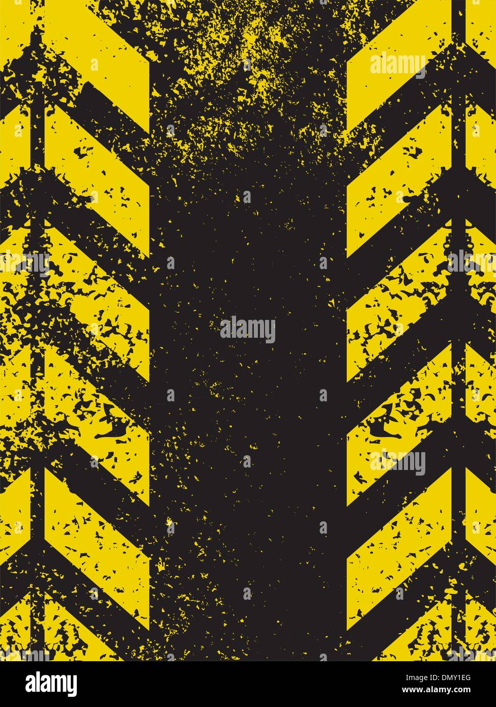 A grungy and worn hazard stripes texture. EPS 8 Stock Vector Image ...