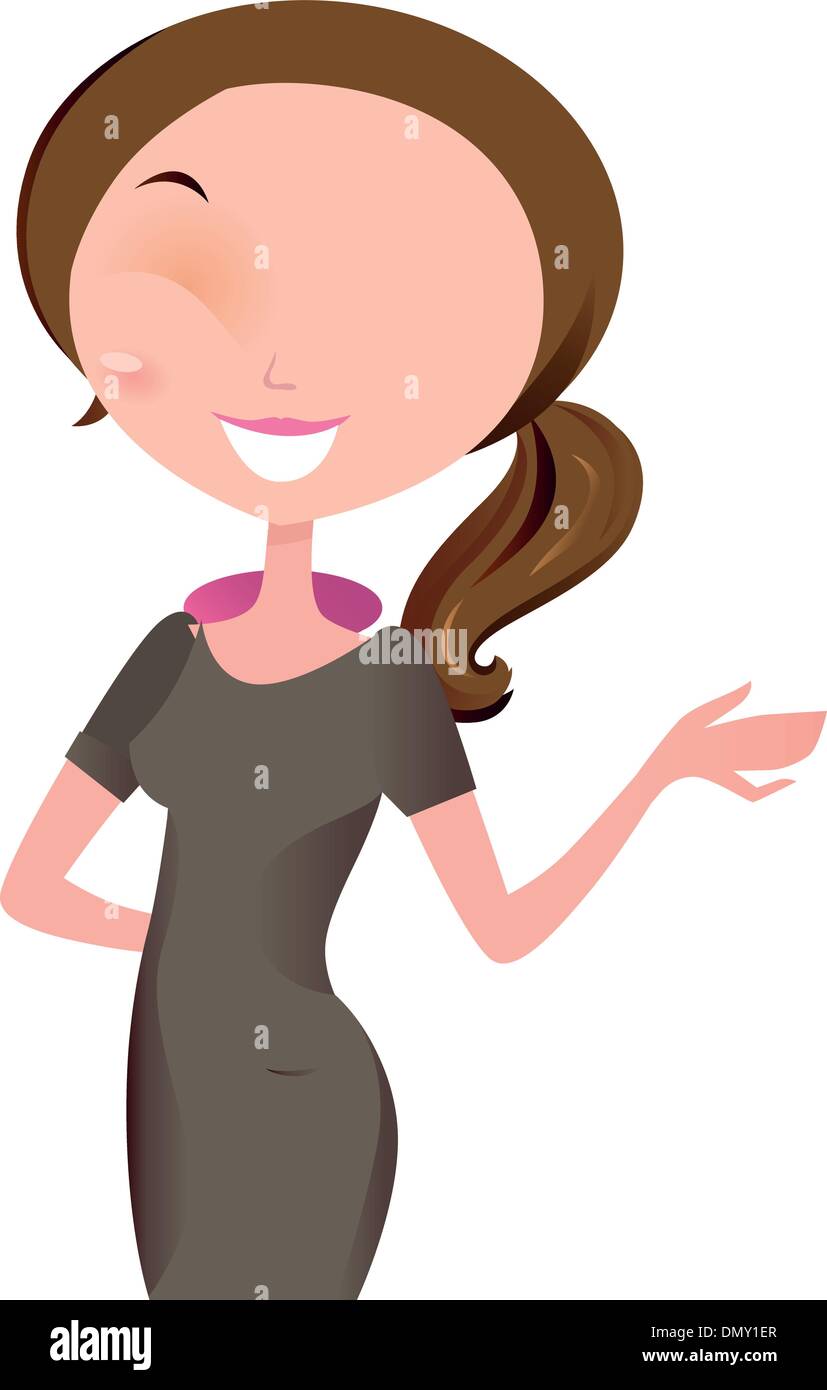 Career woman Stock Vector Images - Alamy