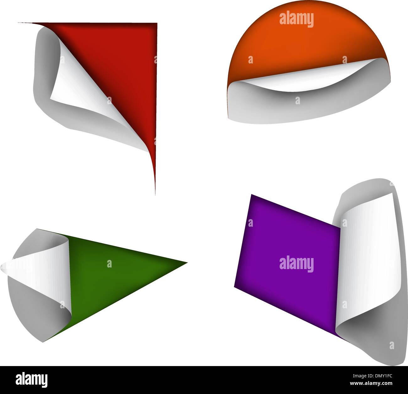 Angle paper paper Stock Vector Images - Alamy
