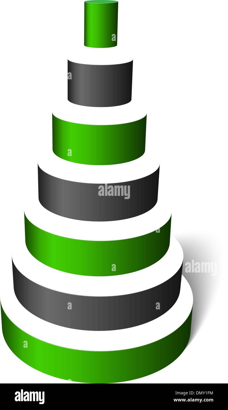 Pyramid diagram Stock Vector Images - Alamy