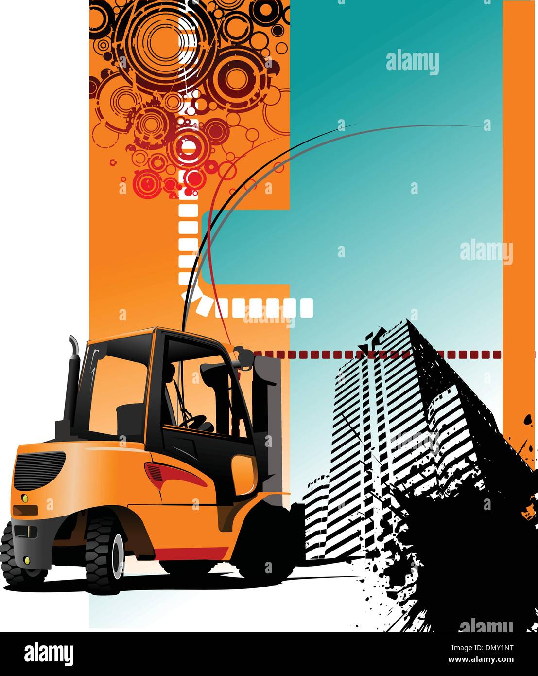 Forklift vectors hi-res stock photography and images - Alamy