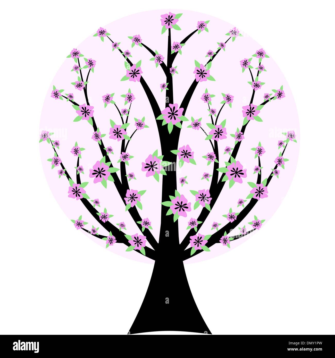 Cherry tree bark Stock Vector Images - Alamy