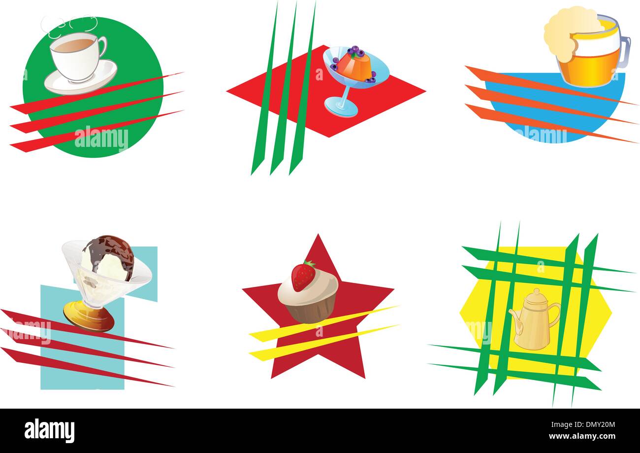 Cafe cafes sign Stock Vector Images - Alamy