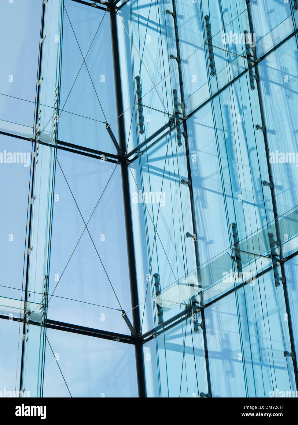 Oslo Norway detail of windows in the foyer of the Opera House designed ...