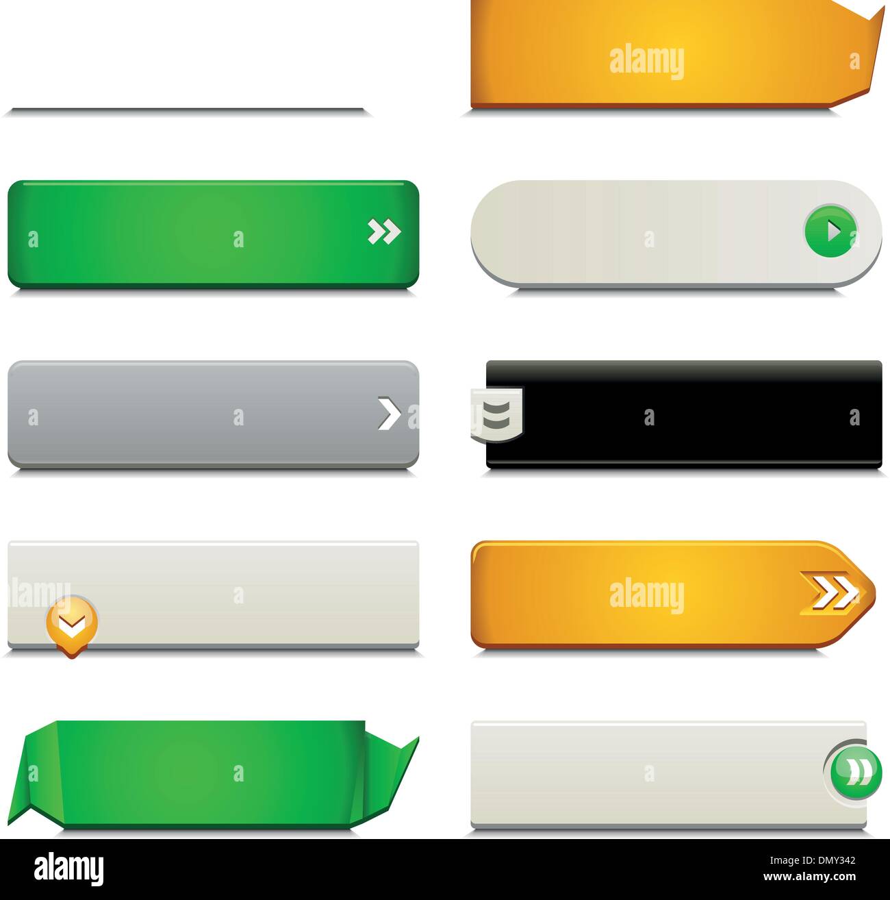 Pushing the button Stock Vector Images - Alamy