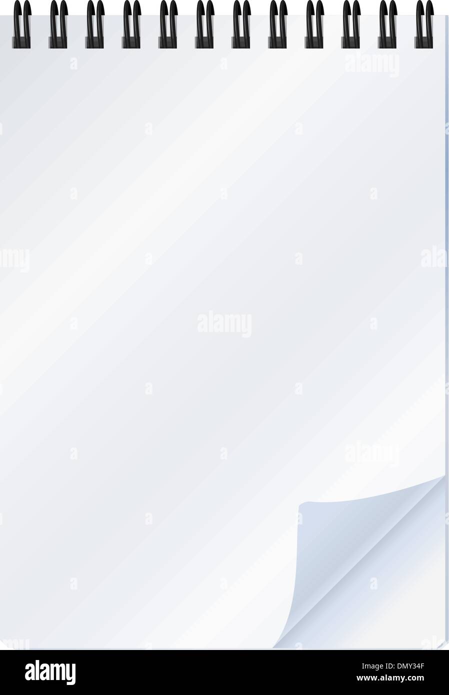 Office notepad Stock Vector Images - Alamy