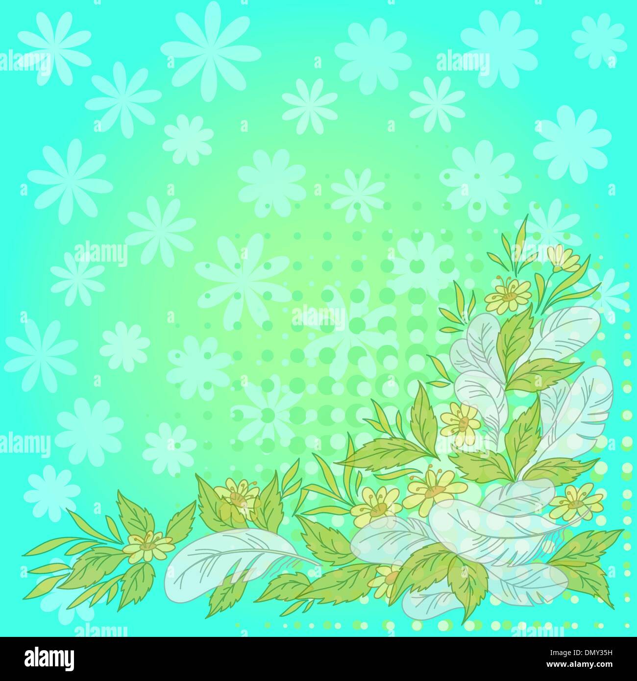 Round blue green natural Stock Vector Images - Alamy
