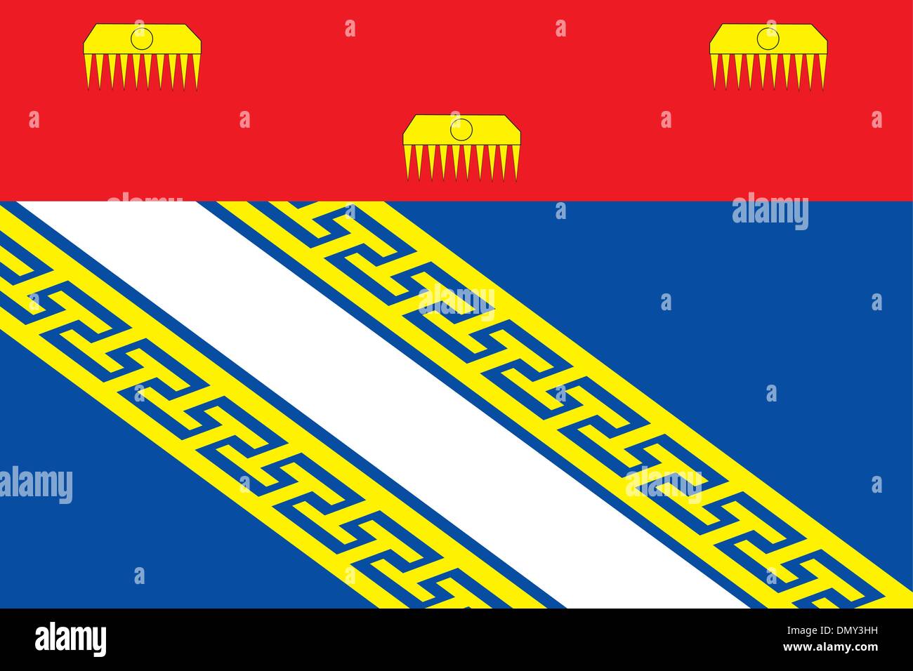 Ardennes dep flag Stock Vector Image & Art - Alamy