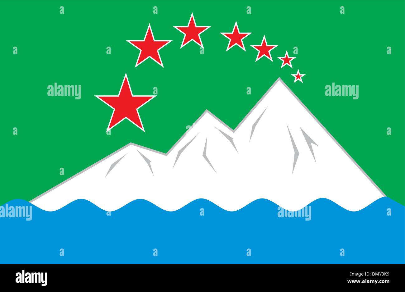 Asha city flag Stock Vector Image & Art - Alamy