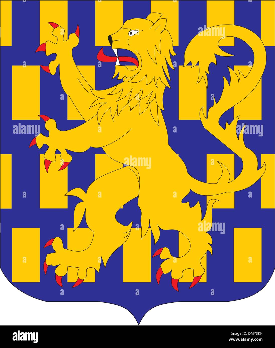 Auxerre flag Stock Vector Images - Alamy