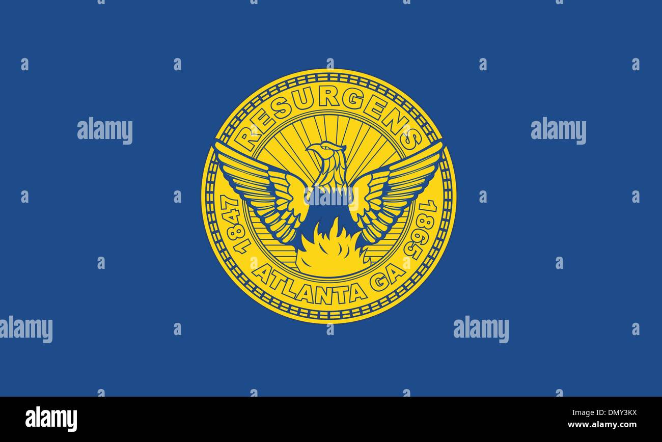 Atlanta city flag Stock Vector Images - Alamy