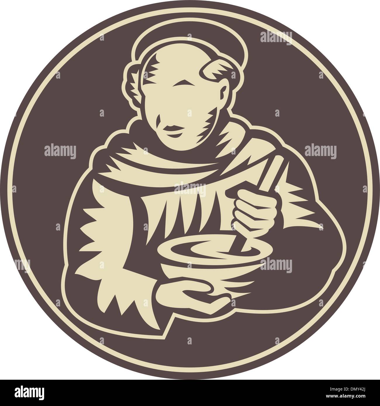 Friar Stock Vector Images - Alamy