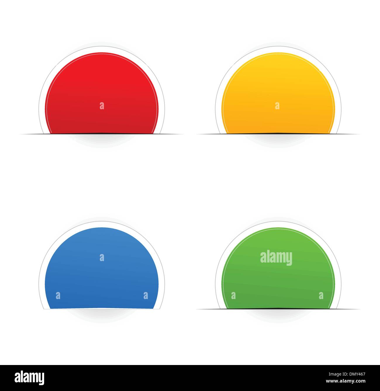 Circle a sticker Stock Vector Image & Art - Alamy