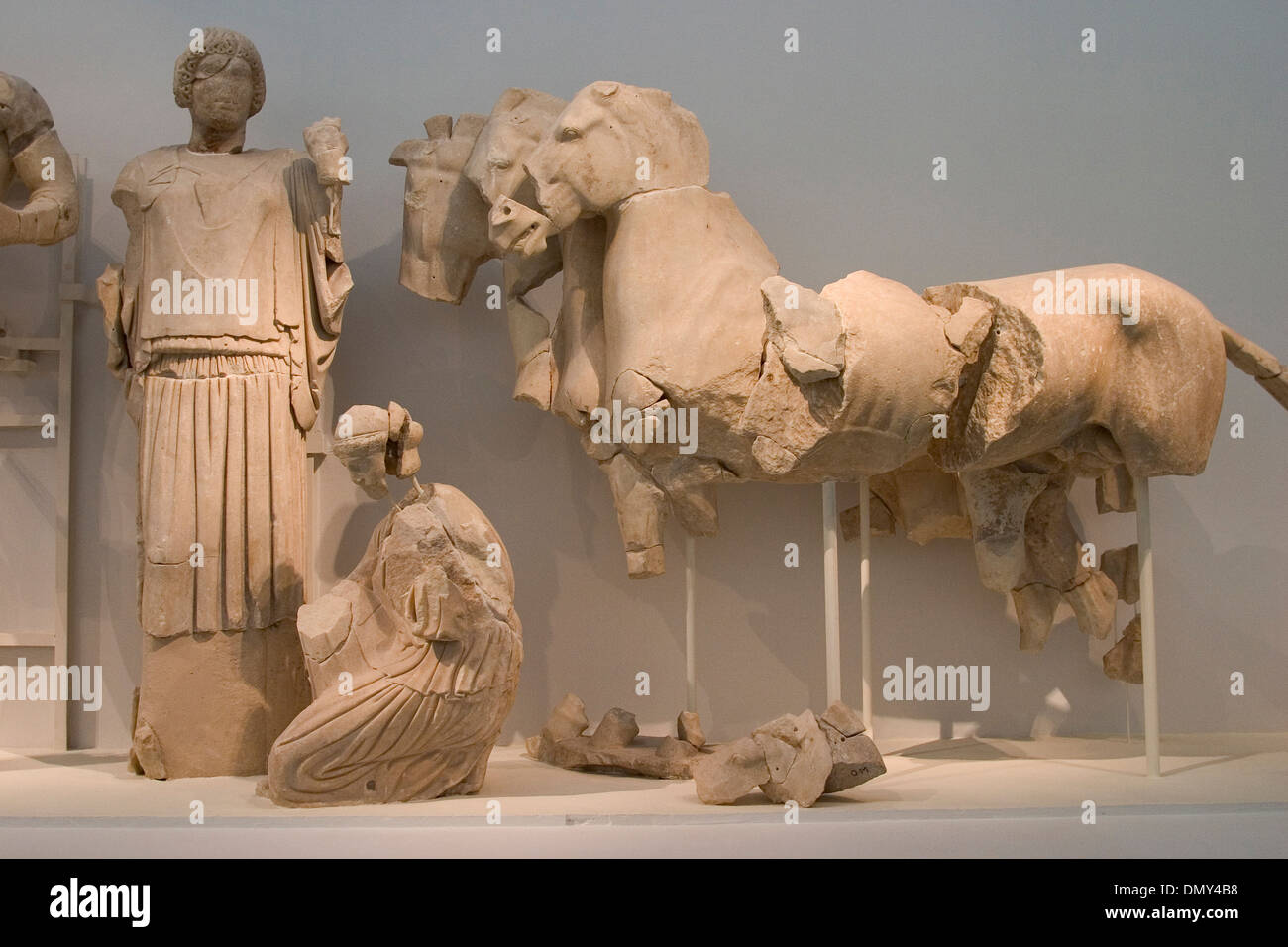 Interior of temple of zeus, olympia, hi-res stock photography and ...