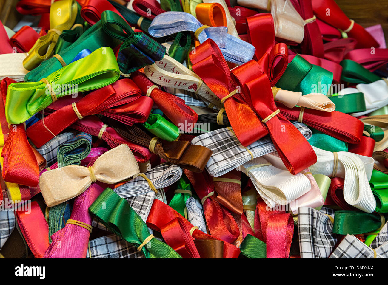 Pile of ribbons hi-res stock photography and images - Alamy