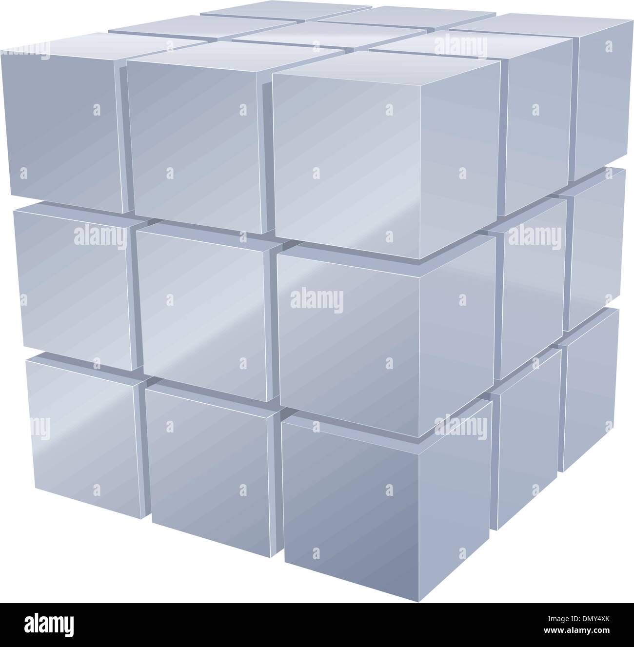 3d cube hi-res stock photography and images - Alamy