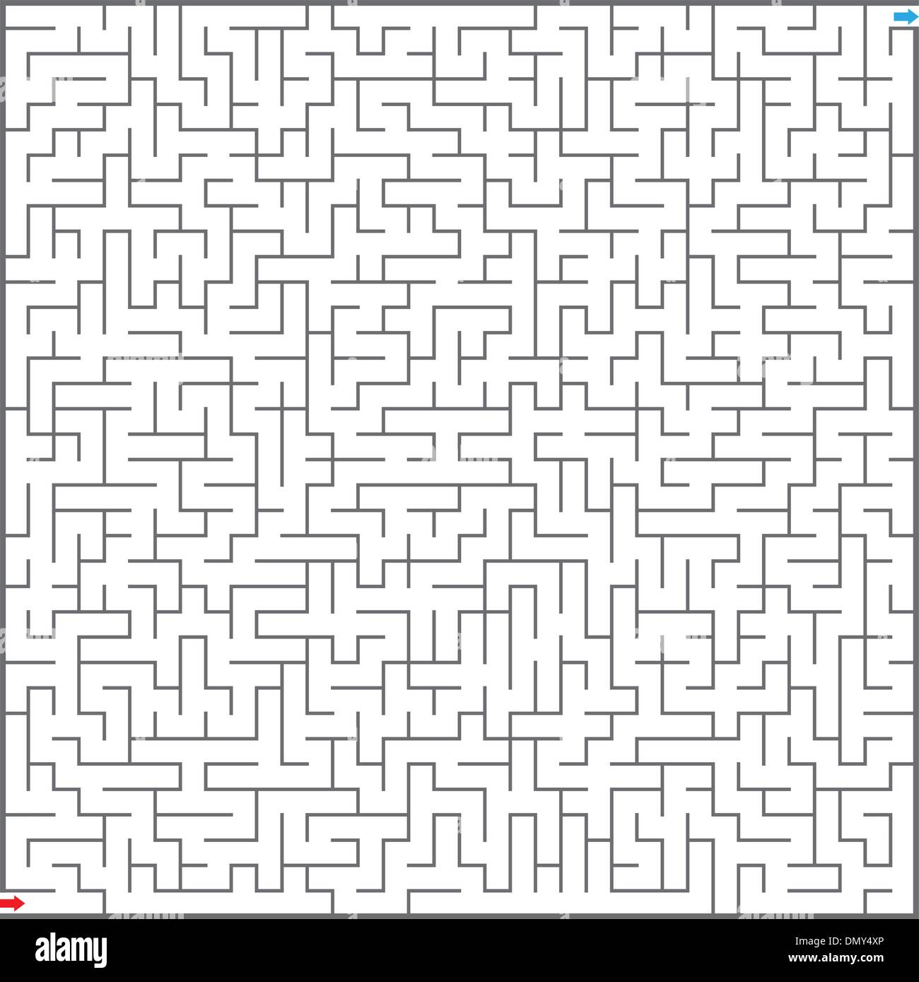 Vector illustration of maze Stock Vector Image & Art - Alamy