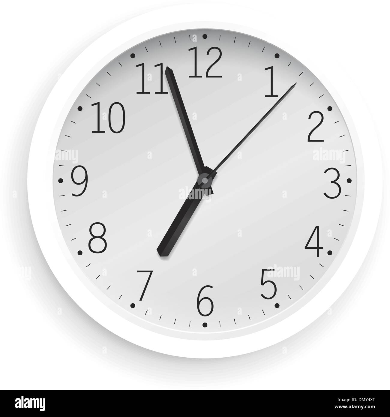 White clock hi-res stock photography and images - Alamy