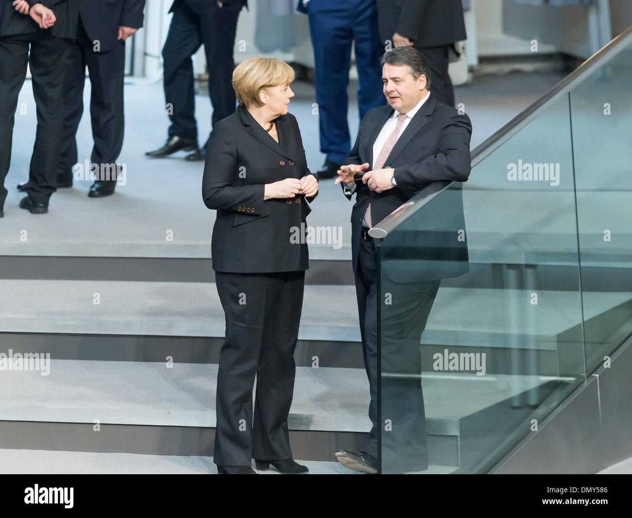 Berlin, Germany. December 17th, 2013. Angela Merkel is re-elected as ...