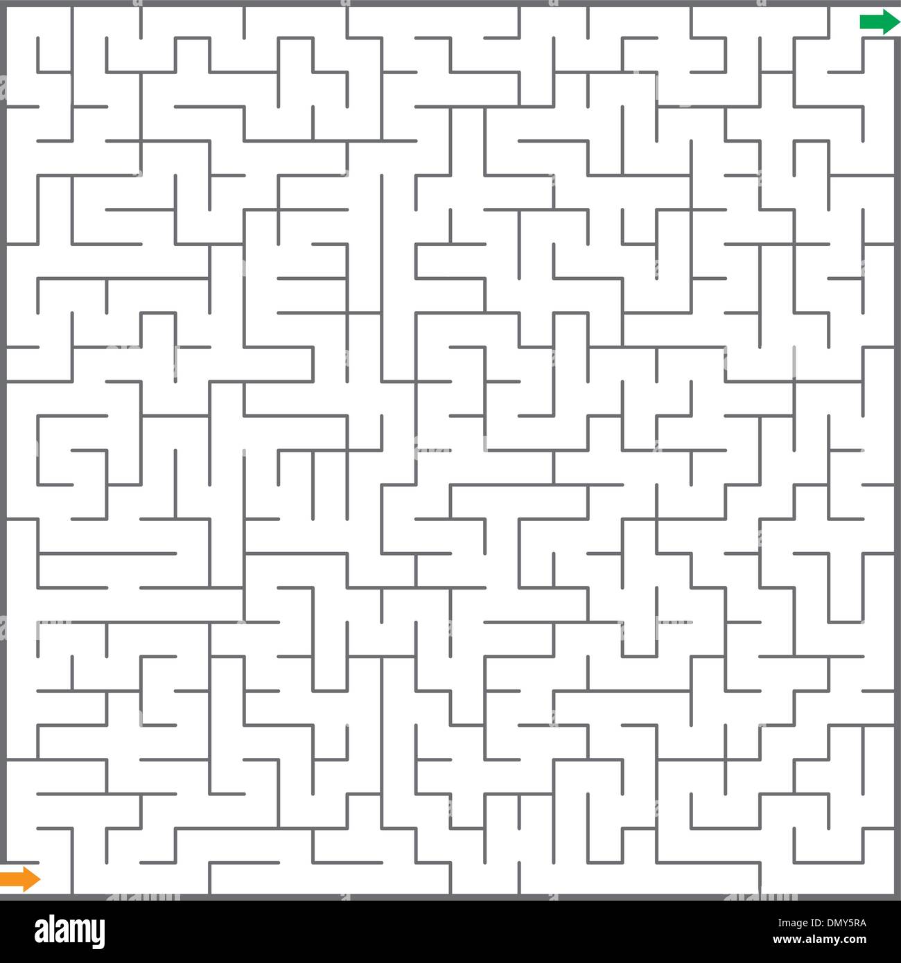 Vector illustration of maze Stock Vector Image & Art - Alamy