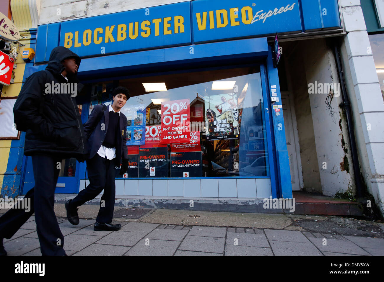 A Blockbuster store in London Britain Stock Photo - Alamy