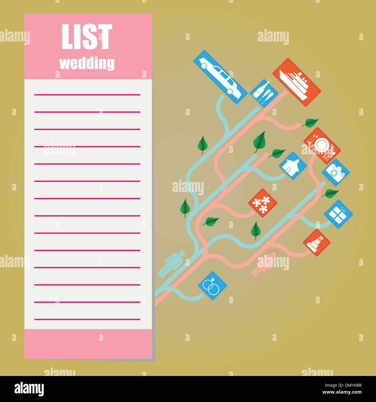 List of weddings Stock Vector Image & Art - Alamy