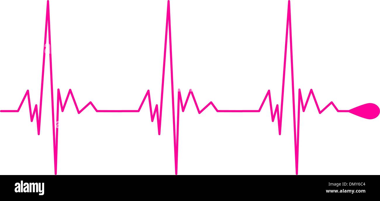 Purple heart on light Cut Out Stock Images & Pictures - Alamy