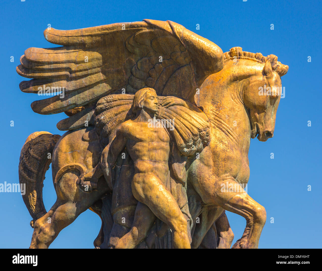 WASHINGTON, DC, USA - Bronze sculpture "Music and Harvest" by sculptor ...