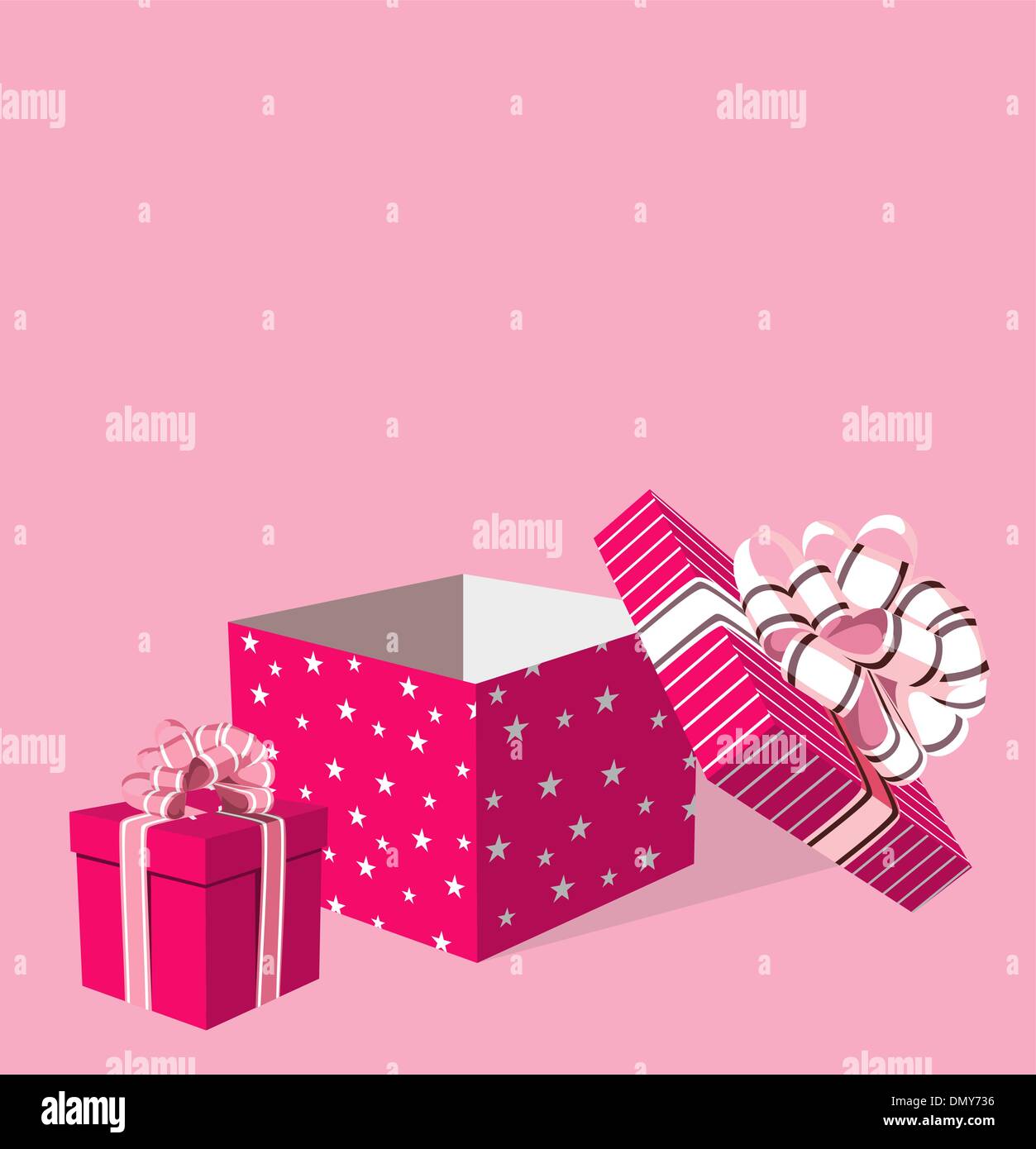 Love gift in box greeting card Stock Vector Image & Art - Alamy