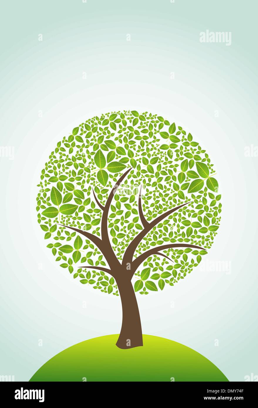 Abstract Spring Time Tree Background Stock Vector Image And Art Alamy