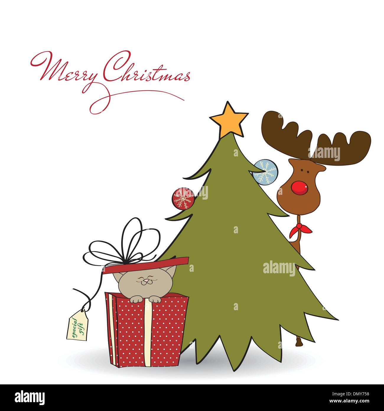christmas-greeting-card-stock-vector-image-art-alamy
