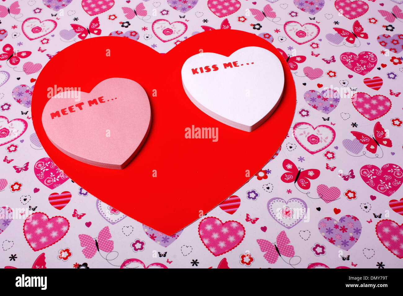 Heart Shaped Messages High Resolution Stock Photography and Images - Alamy