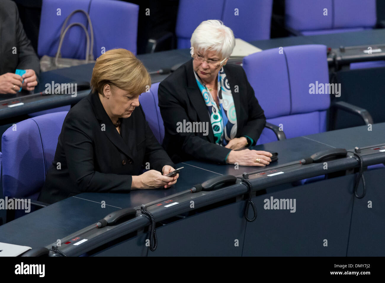 Berlin, Germany. December 17th, 2013. Images of The parliament Session ...