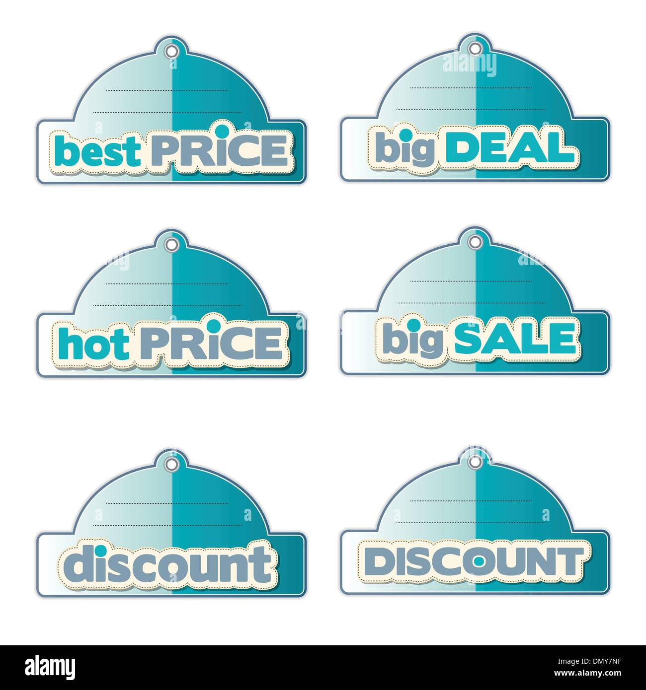 set of promotional labels Stock Vector Image & Art - Alamy