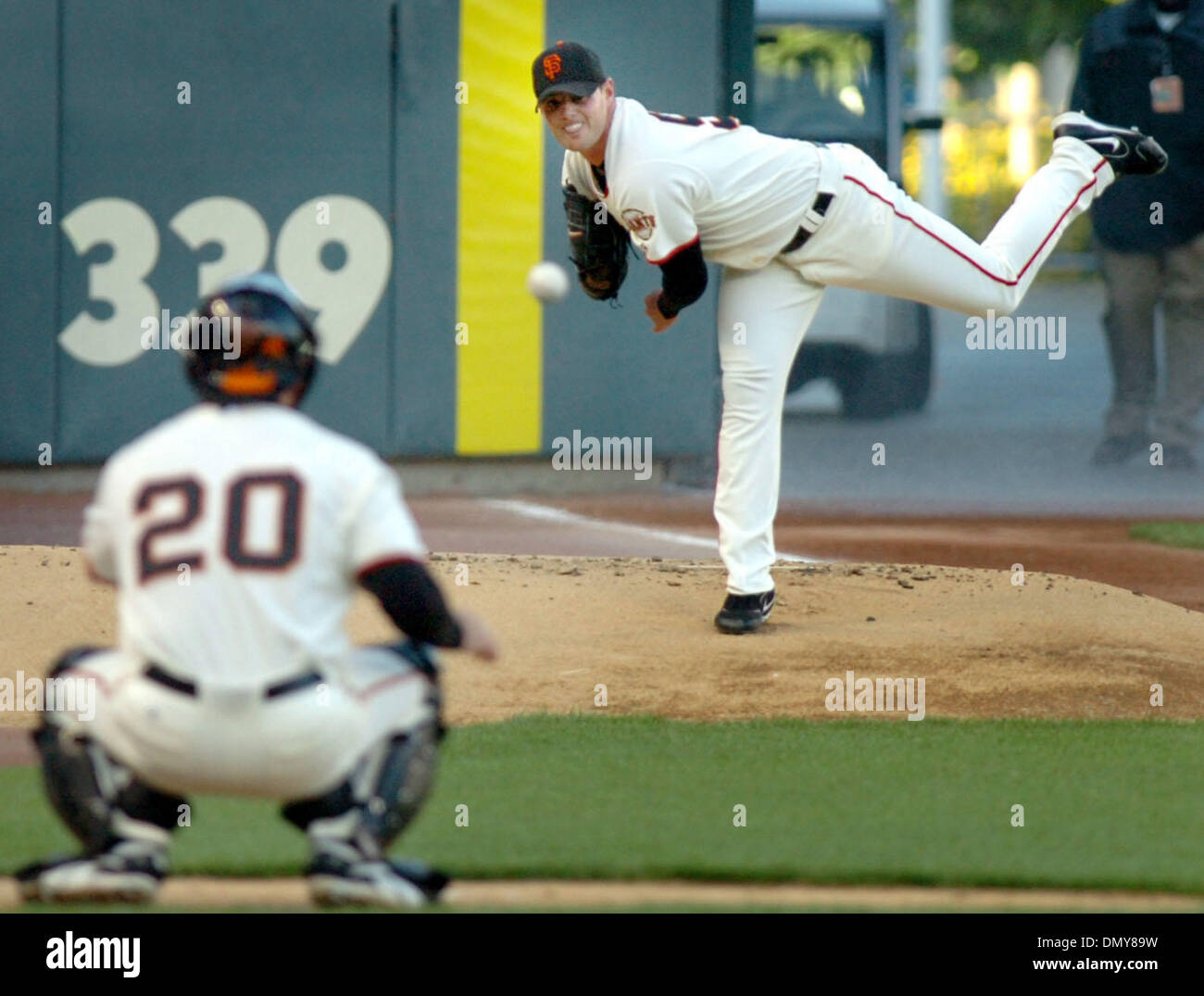 Aug 01, 2006; San Francisco, CA, USA; San Francisco Giants pitcher NOAH ... Aug 01, 2006; San Francisco, CA, USA; San Francisco Giants pitcher NOAH ...