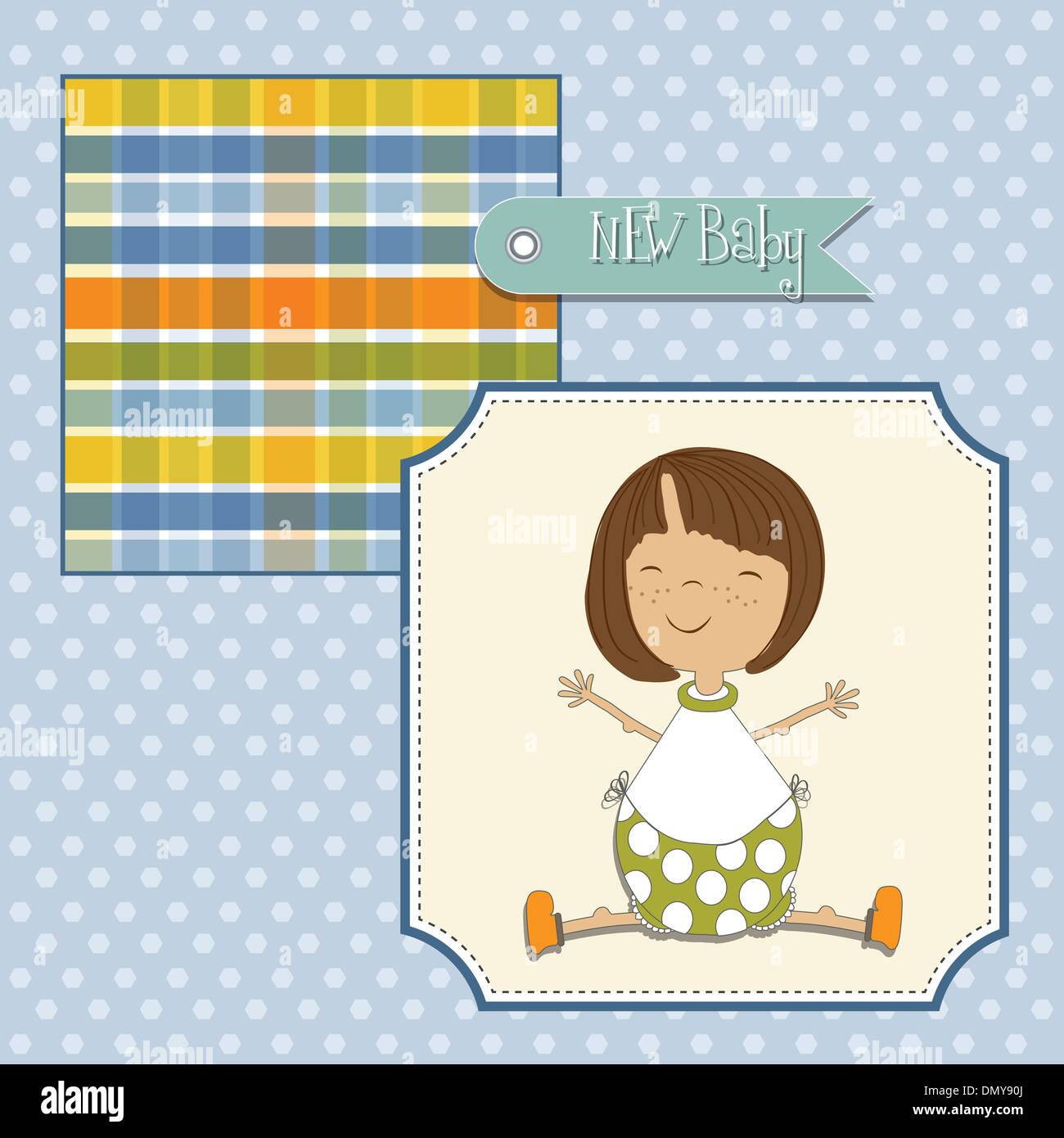 welcome little girl Stock Vector Image & Art - Alamy