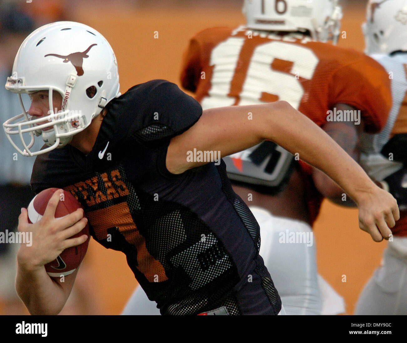 Aug 19, 2006; San Antonio, TX, USA; Texas Longhorns quarterback JEVAN ...