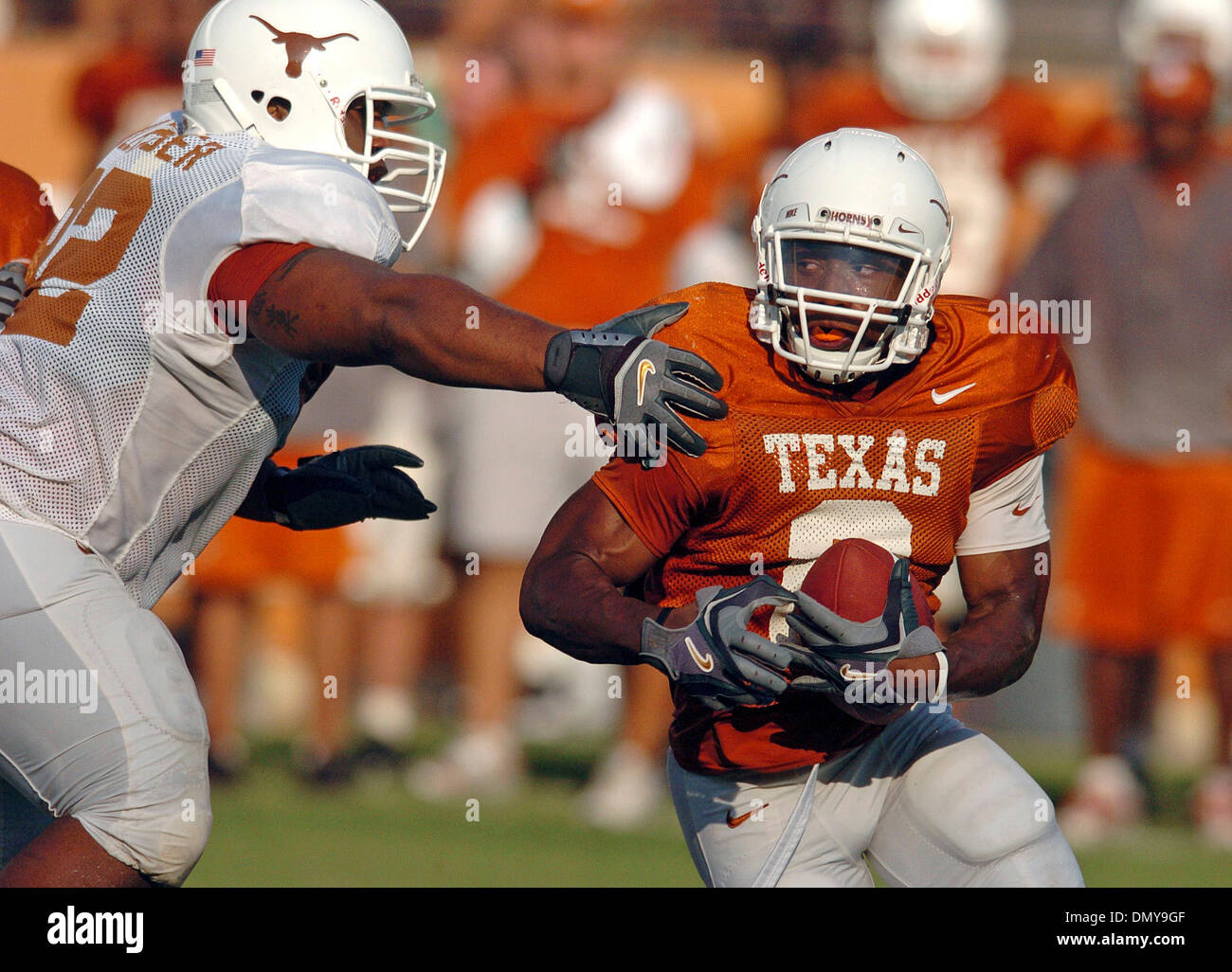 Aug 19, 2006; San Antonio, TX, USA; Texas Longhorns running back ...