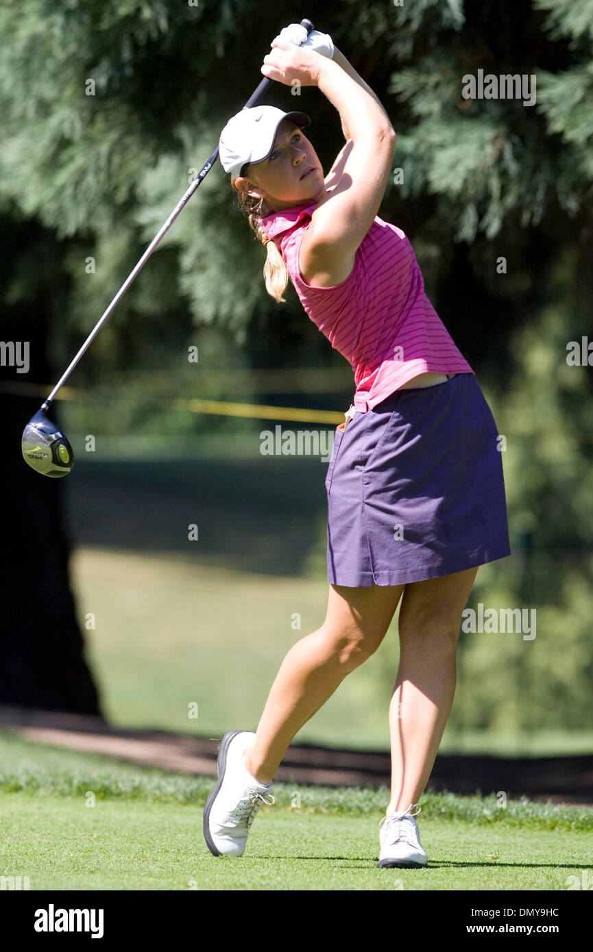 Aug 19, 2006; Portland, OR, USA; JENNA DANIELS of Athens, GA, hits from ...