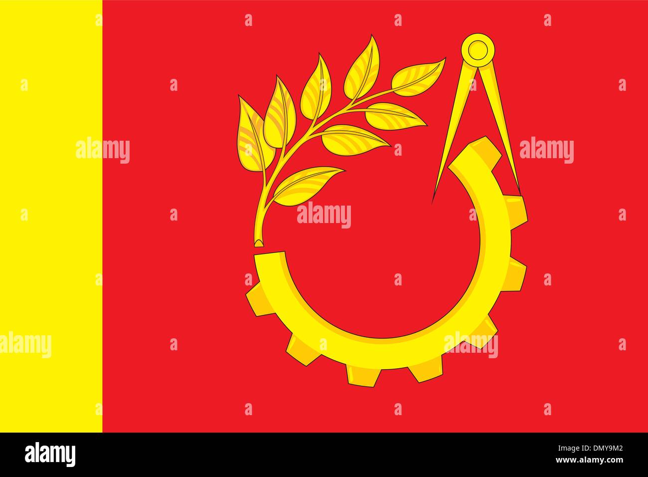 Balashikha city flag Stock Vector Image & Art - Alamy