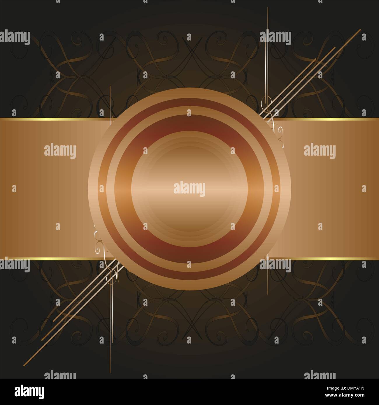 Circle ornament in medieval style for decorate plates background Stock ...