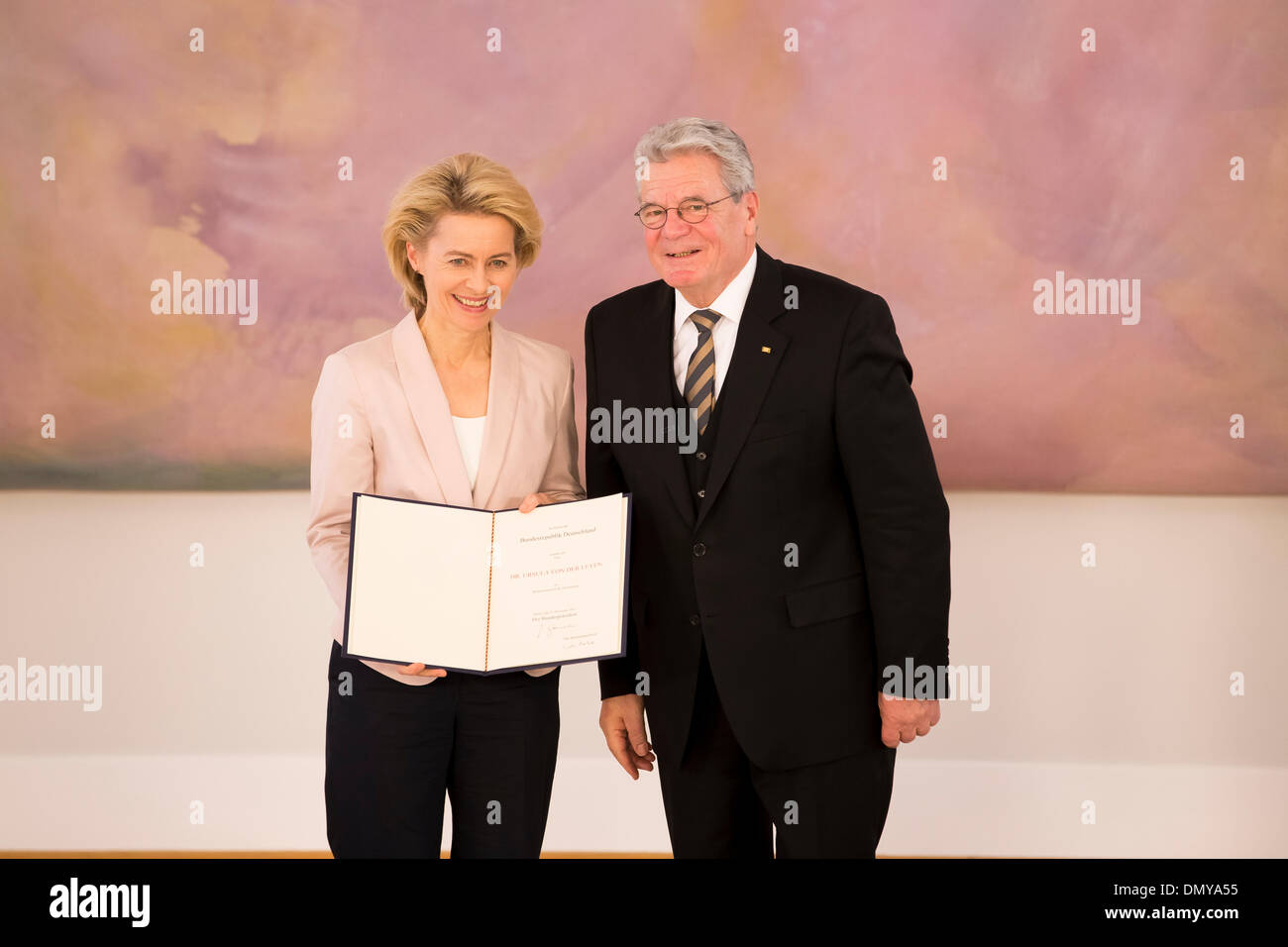 Berlin, Germany. December 17th, 2013. The New ministers are appointed ...