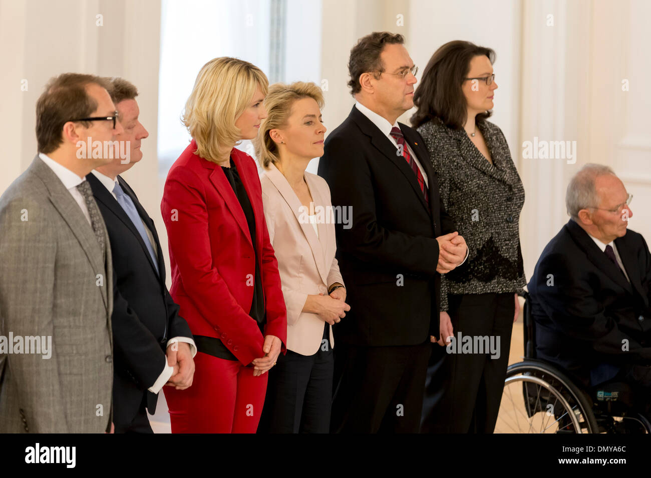Berlin, Germany. December 17th, 2013. The New ministers are appointed ...