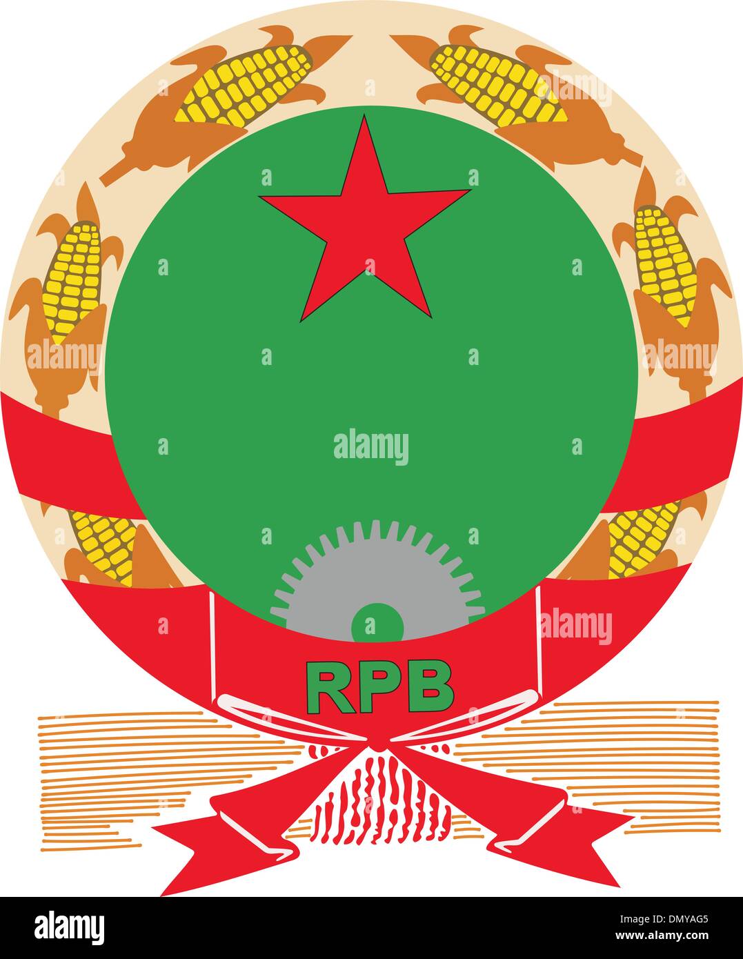 National flag benin waving Stock Vector Images - Alamy