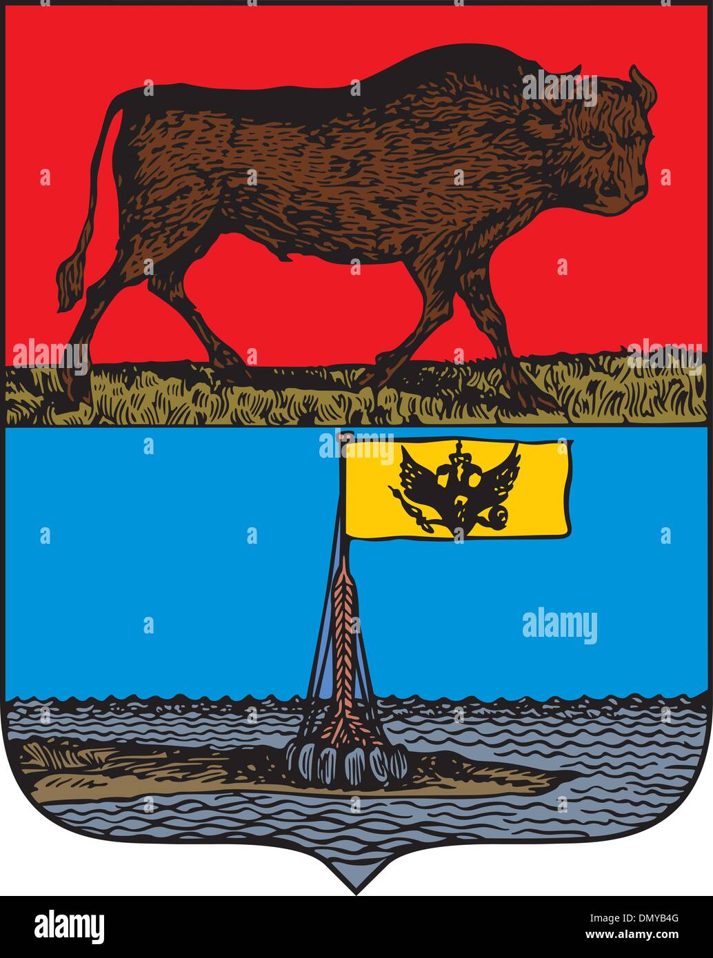 Brest flag Stock Vector Images - Alamy