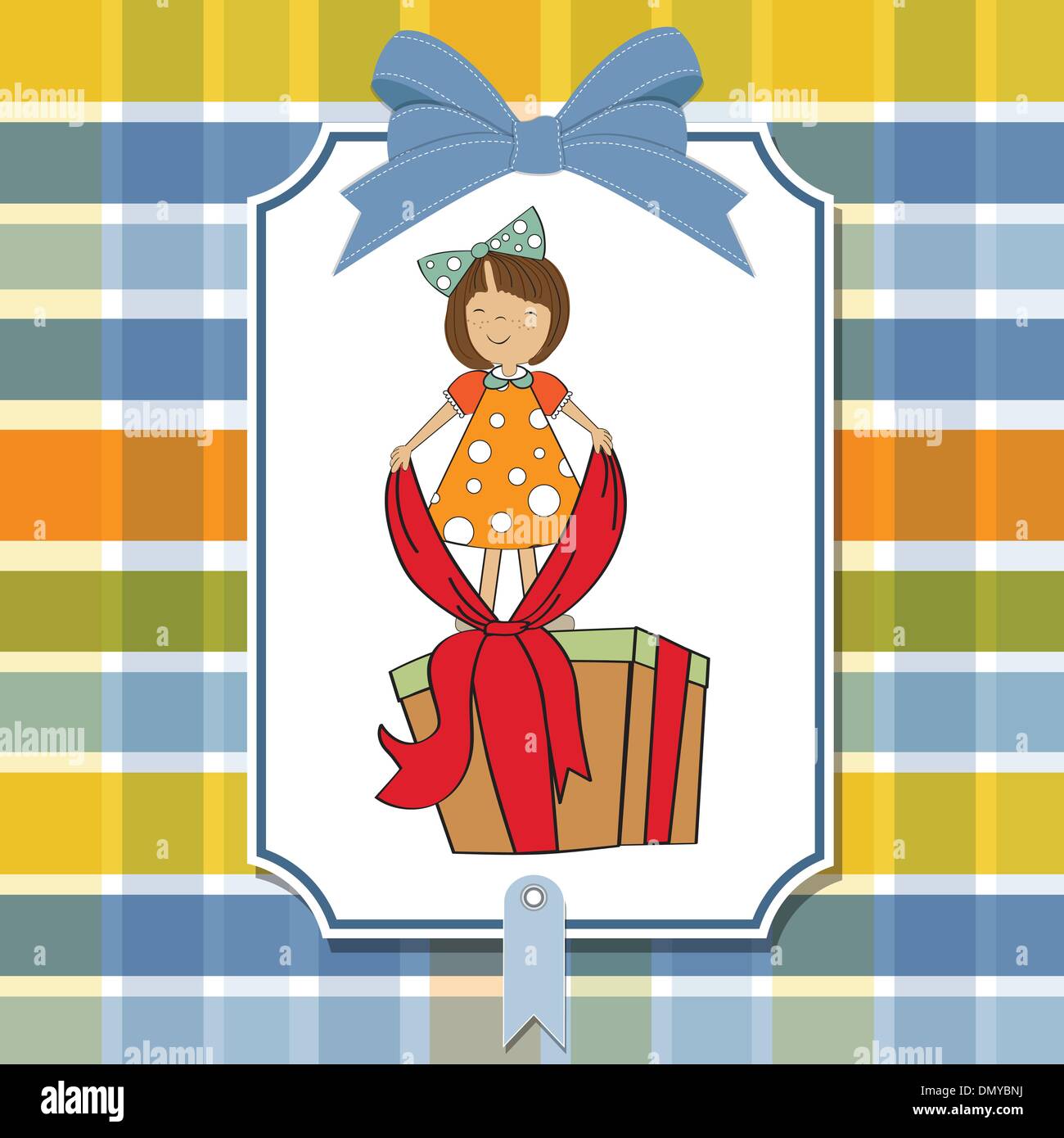 Bind girl Stock Vector Images - Alamy