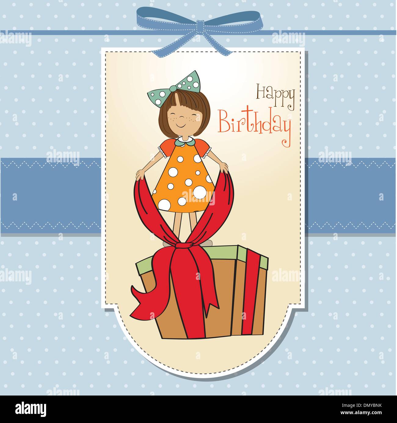 Girl box Stock Vector Images - Alamy