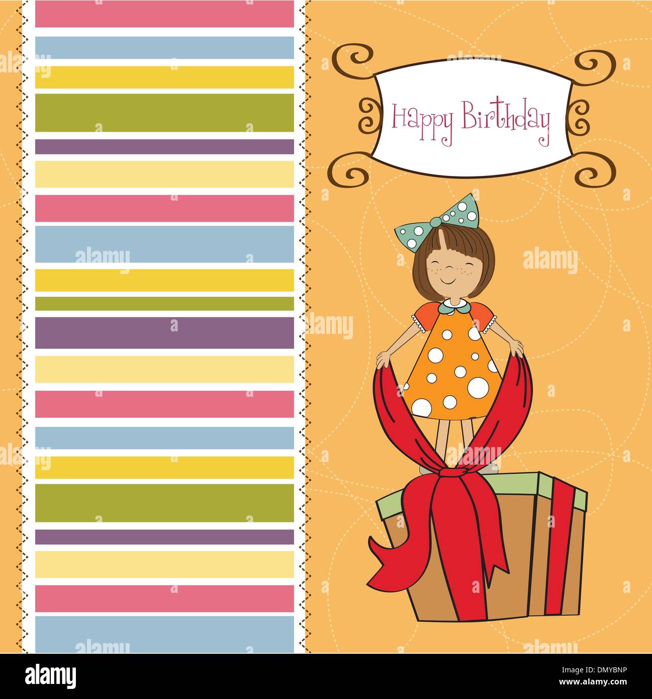 Bind girl Stock Vector Images - Alamy