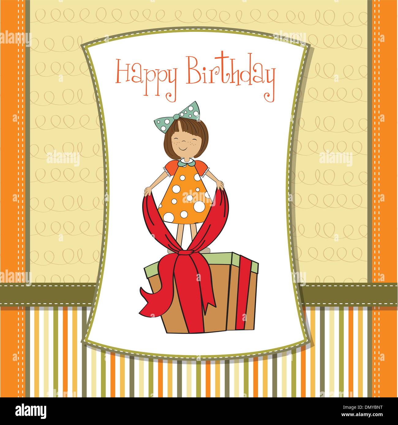 Bind girl Stock Vector Images - Alamy